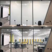 China Smart PDLC Glass Film 0.5mm Thickness with WiFi Control for Conference Rooms - 1800x50000mm Maximum Size for sale