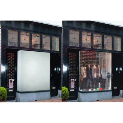 China PDLC Smart Glass Film 0.5mm-11mm Thickness 1800x50000mm Size Switchable Privacy Glass with 80 Million Cycle Durability for sale