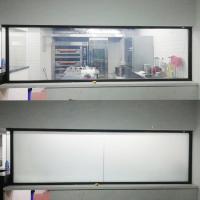 China 11mm Self-Adhesive PDLC Smart Glass Film with 0.5mm Thickness and 85% Light Transmittance for Conference Rooms for sale