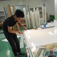 China 11mm Self-Adhesive PDLC Smart Glass Film with 0.5mm Thickness and 85% Light Transmittance for Conference Rooms for sale