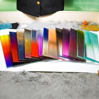 China Gradient Color Decorative Glass 3mm-19mm with Clock Design for Office Buildings and Luxury Interiors for sale