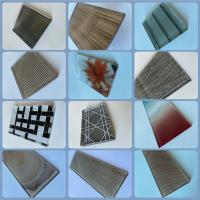 China Custom Print Decorative Pattern Glass Panel 8mm-19mm Thickness 3300x6000mm Max Size for Skylight Roofs for sale