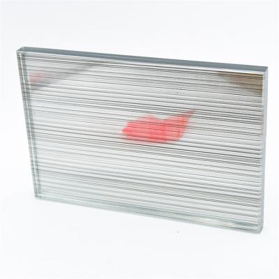 China 3mm 5mm 19mm Decorative Fabric Laminated Glass - Custom Sizes Up to 3300x6000mm in Clear, Brown, Grey, Blue for sale