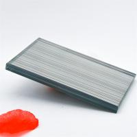 China 3mm 5mm 19mm Decorative Fabric Laminated Glass - Custom Sizes Up to 3300x6000mm in Clear, Brown, Grey, Blue for sale