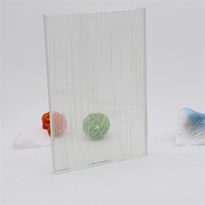 China Custom Wired Decorative Laminated Glass 10mm 12mm 15mm 19mm Thickness for Architectural Applications for sale