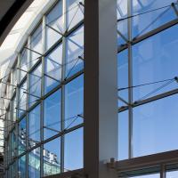 China Laminated Glass Curtain Wall System 6mm-12mm Thermal Sound Insulation for Office Buildings Concrete Structures for sale