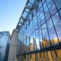 China Triple Insulated Hollow Glass Curtain Wall System with 6-12mm Glass Options for Commercial Building Construction for sale