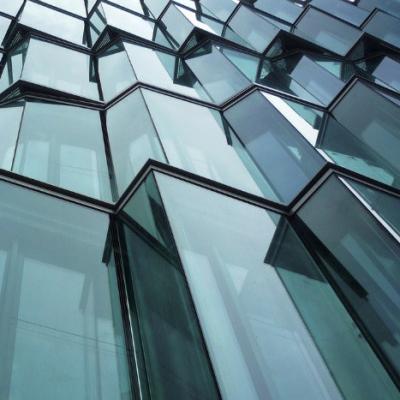 China Triple Insulated Hollow Glass Curtain Wall System with 6-12mm Glass Options for Commercial Building Construction for sale