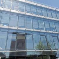 China Aluminum Frame Glass Curtain Wall System with 4mm-12mm Tempered Glass for High-Rise Buildings for sale