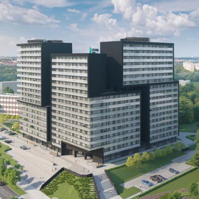 China Double & Triple Insulated Glass Curtain Wall System with 6-12mm Glass Options for Commercial Buildings for sale