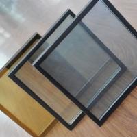 China Colored Frosted Glass Curtain Wall System with 6-12mm Tempered Glass Options for High-Rise Building Facades for sale
