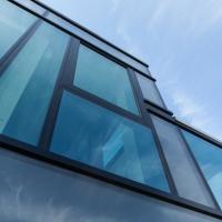 China Tinted Glass Curtain Wall System 4mm-12mm Panels for High-Rise Buildings with Weather Resistance for sale