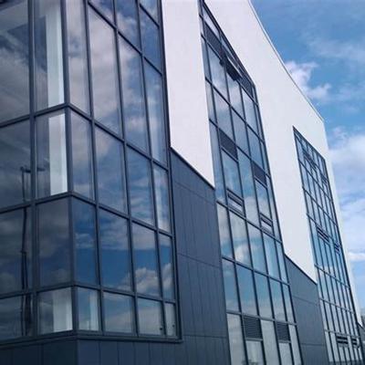 China Custom Insulation Glass Curtain Wall System 4mm-12mm for Commercial Buildings with Sound & Thermal Insulation for sale