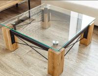 China Custom Cut Tempered Glass Table Top 6mm 8mm 10mm 12mm with Round Bevelled Polished Edge for Coffee Tables for sale