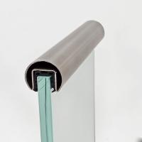 China 304 Stainless Steel Slotted Handrail Tube for Glass Railing Systems - Round and Square Shapes with Custom Finishes for sale