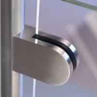 China 304 Stainless Steel Frameless Glass Balustrade Clamps - Round & Square Shapes for Balcony & Deck Railings for sale