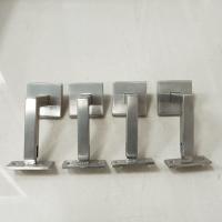 China Stainless Steel 304 Handrail Brackets - Heavy Duty Wall Mounted Posts for Glass Balustrades, Round/Square Options for sale