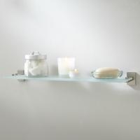 China Wall Mount Safety Tempered Glass Corner Shelves - 4mm to 12mm Thickness, Cut to Size with Frosted/Tinted Options for sale