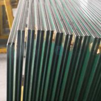 China Clear Super White Color PVB Toughened Laminated Glass for sale