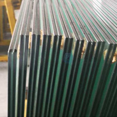 China Clear Super White Color PVB Toughened Laminated Glass for sale