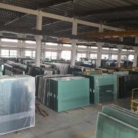 China 8+8mm 16mm 88.4 17.52mm Toughened Laminated Glass Per Square Foot with Drill Holes for sale