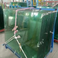 China 6+6mm 66.3 13.14mm 12mm Clear Laminated Glass Soundproof Safety Glass Cut To Size for sale