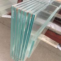 China 6+6mm 66.3 13.14mm 12mm Clear Laminated Glass Soundproof Safety Glass Cut To Size for sale