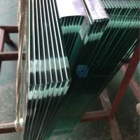 China Cut Size 19MM 3/4'' Clear Toughened Tempered Glass For Wall Table Top for sale
