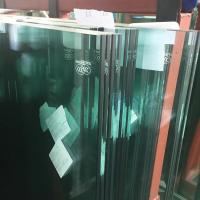 China Cut Size 19MM 3/4'' Clear Toughened Tempered Glass For Wall Table Top for sale