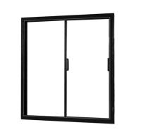 China Hurricane Proof Slim Glass Window Soundproof Aluminium Alloy Profiles Glass Sliding Patio Door for sale