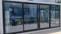 China Patio Practical Aluminum Outside Soundproof Waterproof Tempered Glass Sliding Door for sale