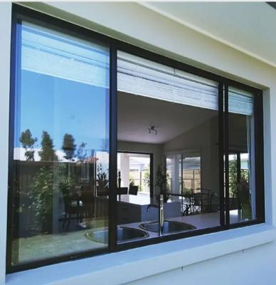 China Aluminum Frame Slide Glass Door Window Simple Design For Budget-friendly House Windows for sale