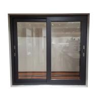 China Aluminum Frame Slide Glass Door Window Simple Design For Budget-friendly House Windows for sale