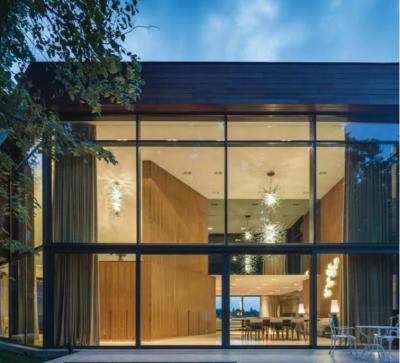 China Insulating Glass Aluminum Swing Casement Sliding Door Modern Design Easy Installation for sale