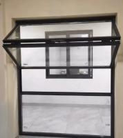 China Glass Restaurant Bar Store Vertical Aluminium Fold Up Windows with Tempered and Insulating Glass for sale