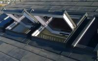 China Custom Aluminum Double Glass Skylight Roof Window with Motorized Blinds and Anti-theft Function for sale