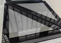 China Custom Aluminum Double Glass Skylight Roof Window with Motorized Blinds and Anti-theft Function for sale