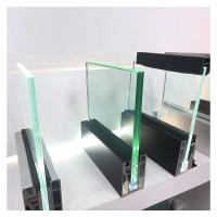 China Aluminum Hardware Railing Glass Clamp Balcony Balustrade LED Glass Railing Price for sale