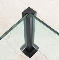 China Staircase Balustrade Glass S.S 304 316 Aluminum Post Balcony Glass Railing Balusters Column Pillar for sale