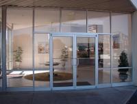 China Storefront Glass Door Customized Commercial Tempered Glass Window And Door for sale