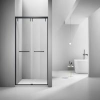 China Glass Shower Enclosure Frame Single Custom Made Semi-Frameless Door Modern Glass Shower Doors for sale
