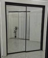 China Custom Frameless Tempered Glass Shower Door Systems - 6mm to 12mm Thickness with Soft Close Sliding Mechanism for sale