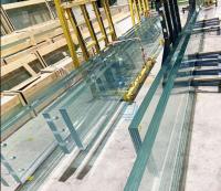 China Big Size Ultra Clear Low Iron Tempered Laminated Glass Customized Max Size 3300x13000mm for sale