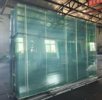 China Big Size Ultra Clear Low Iron Tempered Laminated Glass Customized Max Size 3300x13000mm for sale