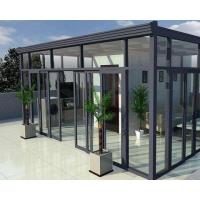 China 5mm+12A+5mm Insulating Glass Sunroom Houses Aluminum Frame Retractable For Villa Outdoor Garden for sale