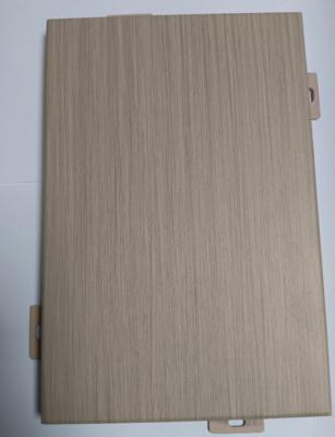 China Wood Grain Aluminium Veneer 1.5-3.0mm Thickness 1400x4000mm Lightweight Durable Building Material for sale