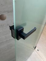 China Custom Aluminum Frame Frameless Tempered Glass Door 10mm 12mm Toughened Glass Doors for sale