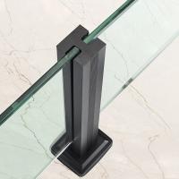 China Tempered Glass Railing Stainless Steel Aluminum Alloy Frameless Glass Balustrade Guard Balcony Staircase Railing Post for sale