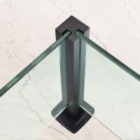 China Tempered Glass Railing Stainless Steel Aluminum Alloy Frameless Glass Balustrade Guard Balcony Staircase Railing Post for sale