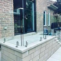 China Frameless Glass Railings With Stainless Steel Spigots For Fence Balconies Staircase Patios for sale